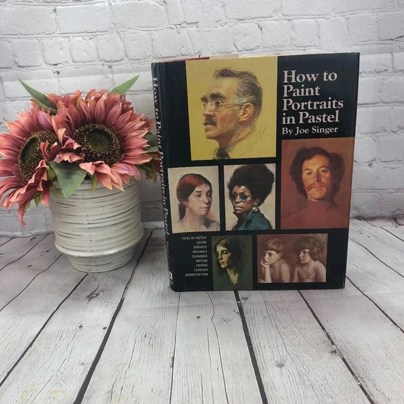 Accents | Vintage Joe Singer Book How To Paint Portraits In Pastel 1972 ...